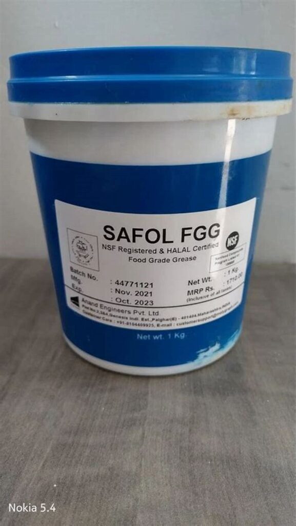 Food Grade Grease With Nsf Certificate ₹ 1,650 » TDSMSDS