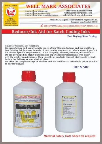 Ink Reducer ₹ 210 » TDSMSDS