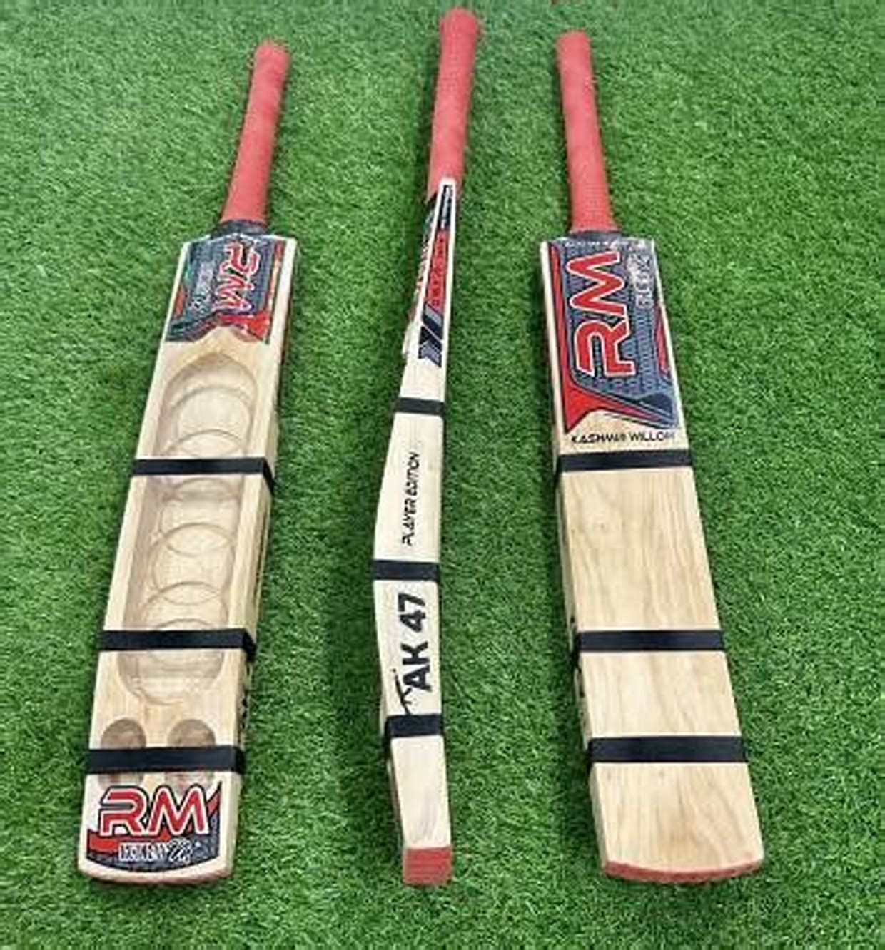 Rudraym Attack Triple Blade (sh) Scoop Hard Tennis Bat Kashmir Willow ...